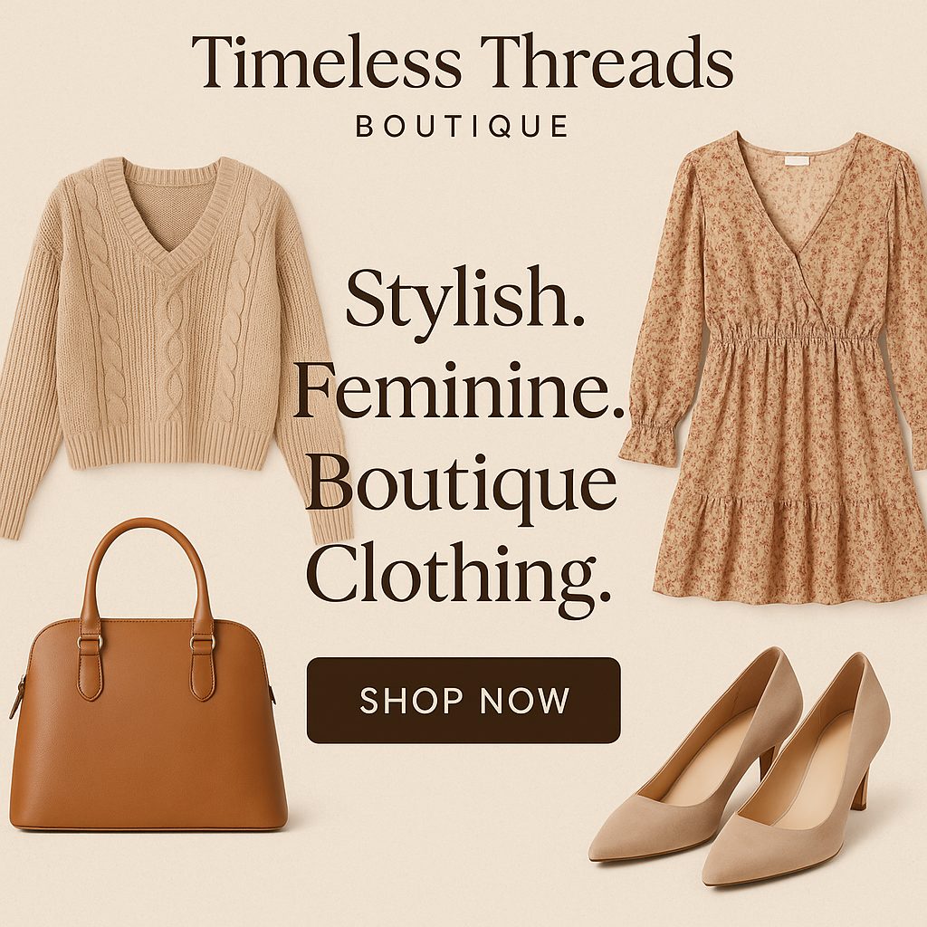 Timeless Threads Boutique | Holiday Sale – Up to 65% Off